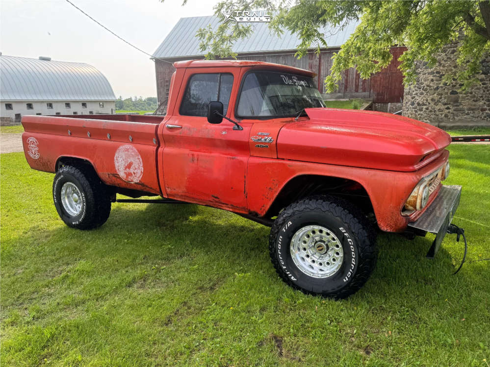 1962 Chevrolet K20 Pickup Wheel Offset Aggressive > 1" Outside Fender ...