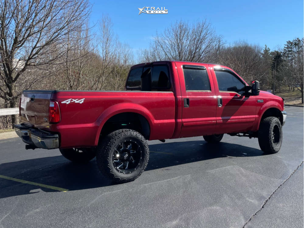 2001 Ford F-250 Super Duty Wheel Offset Aggressive > 1" Outside Fender ...