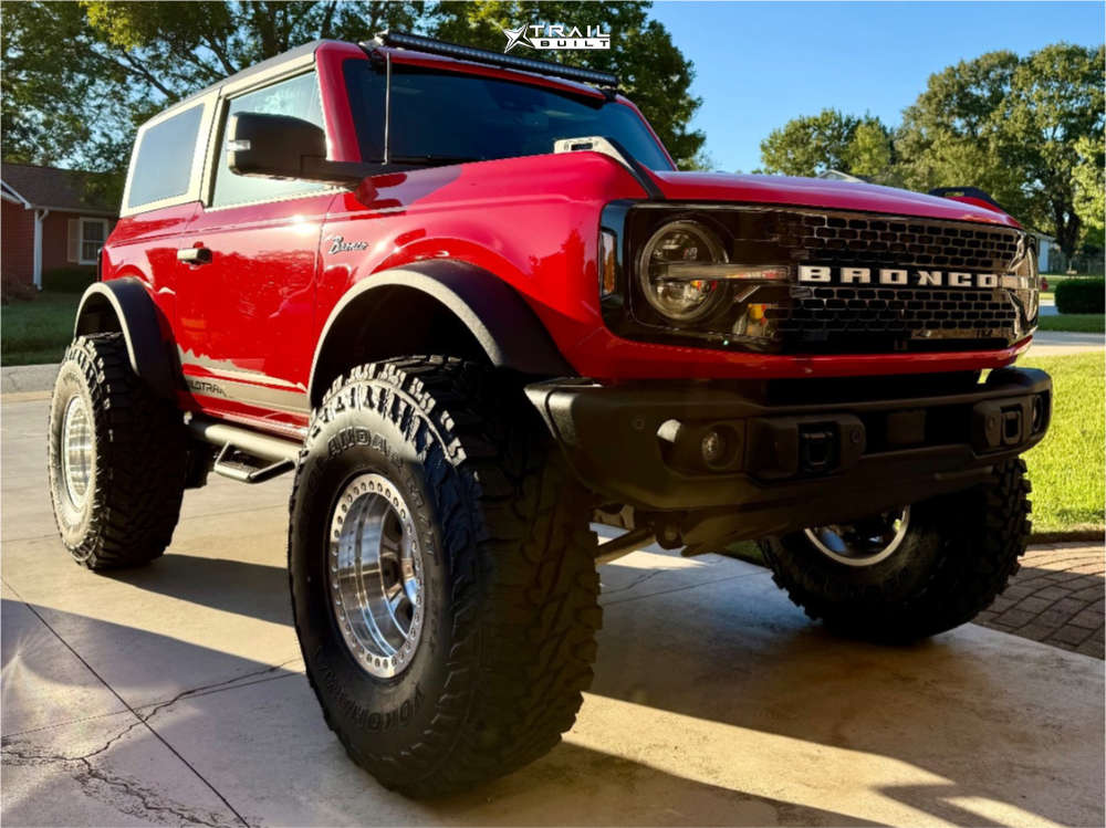 2023 Ford Bronco Wheel Offset Super Aggressive 3"-5" Suspension Lift 3. ...