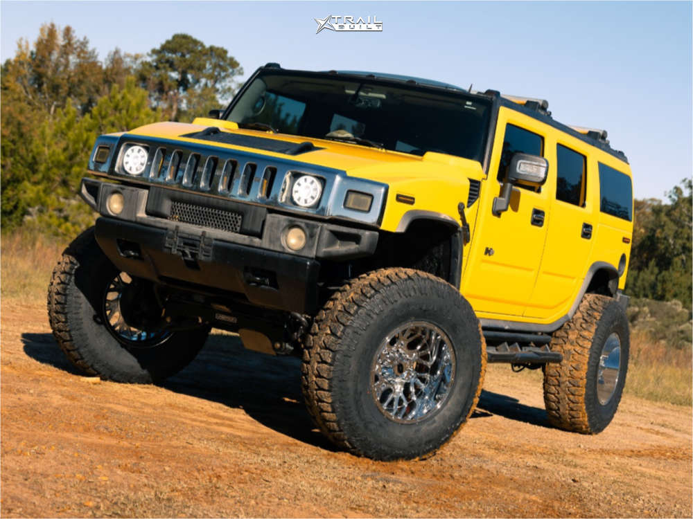 2005 Hummer H2 Wheel Offset Aggressive > 1" Outside Fender Suspension ...