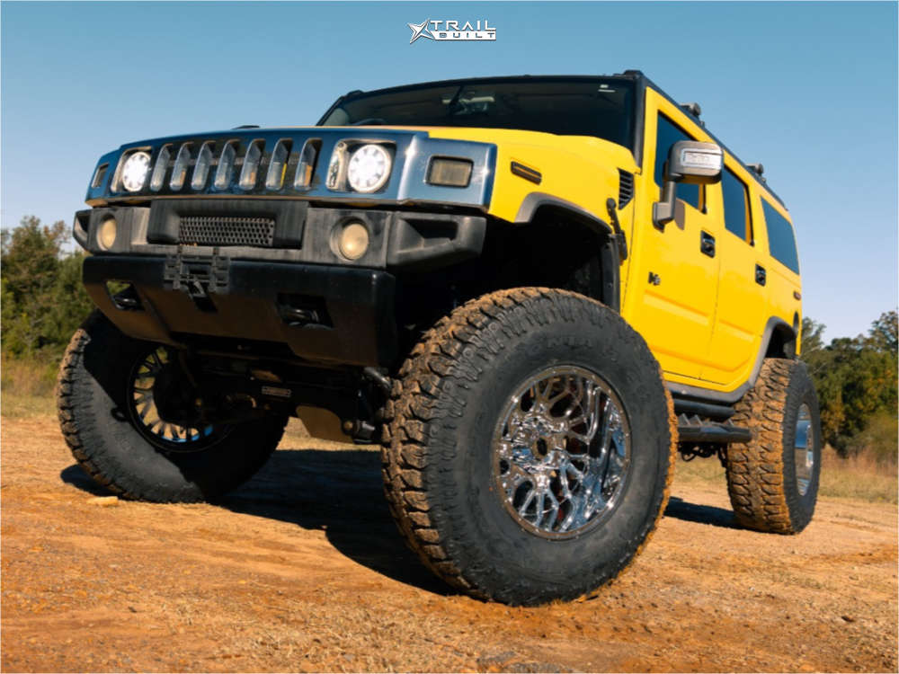 2005 Hummer H2 Wheel Offset Aggressive > 1" Outside Fender Suspension ...