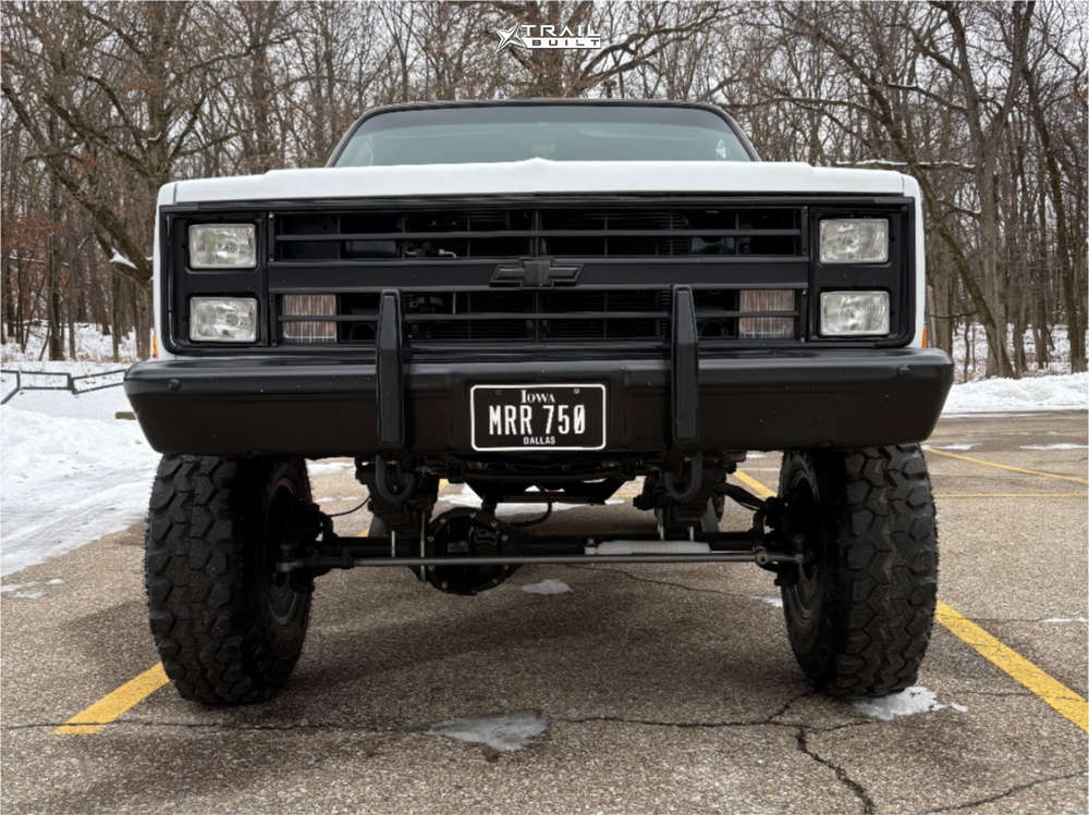 1986 Chevrolet K20 Wheel Offset Aggressive > 1" Outside Fender ...