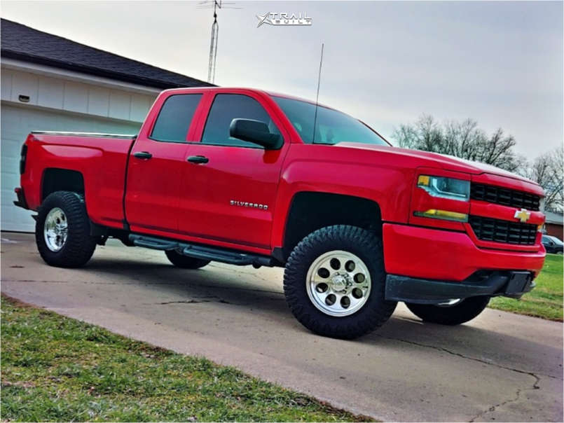 2017 Chevrolet Silverado 1500 Wheel Offset Aggressive > 1" Outside ...