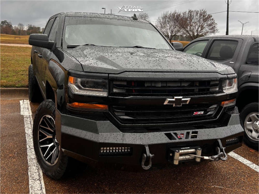 2016 Chevrolet Silverado 1500 Wheel Offset Aggressive > 1" Outside ...