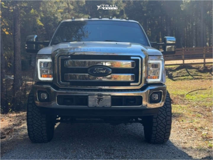 2015 Ford F-250 Super Duty Wheel Offset Aggressive > 1" Outside Fender ...