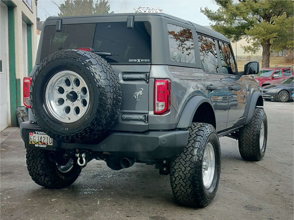 2025 Ford Bronco Wheel Offset Aggressive > 1" Outside Fender Suspension ...