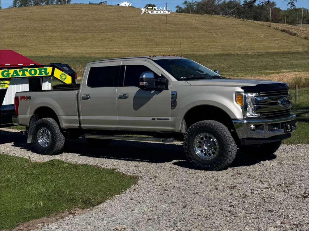 2017 Ford F-250 Super Duty Wheel Offset Aggressive > 1" Outside Fender ...