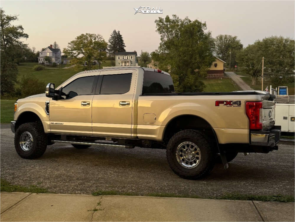 2017 Ford F-250 Super Duty Wheel Offset Aggressive > 1" Outside Fender ...