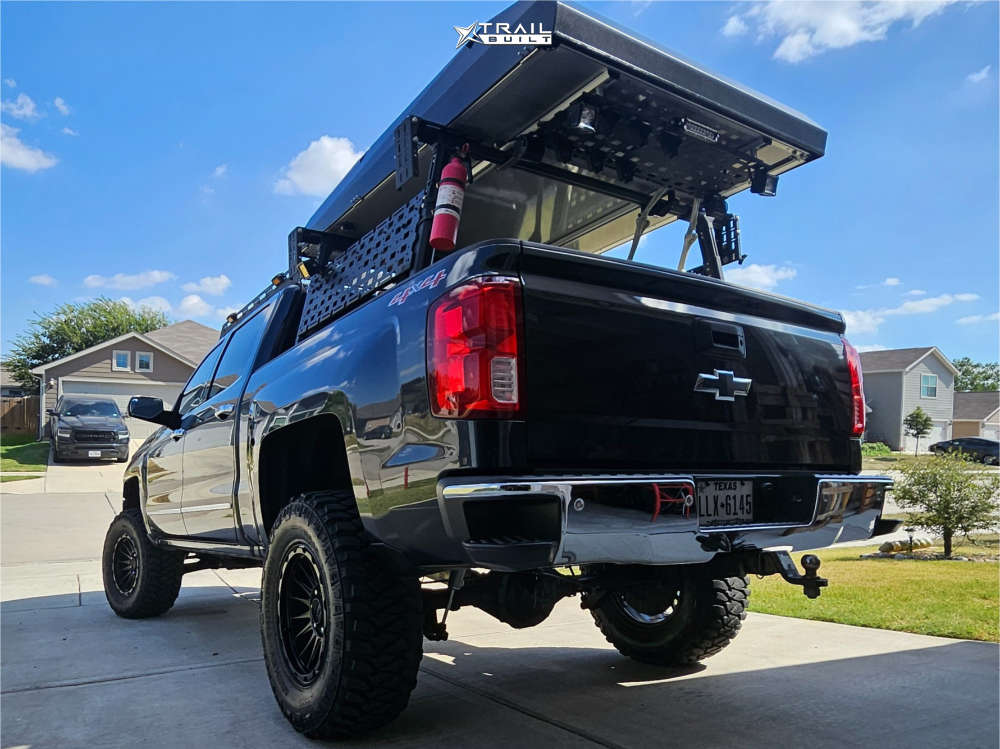 2017 Chevrolet Silverado 1500 Wheel Offset Aggressive > 1" Outside ...
