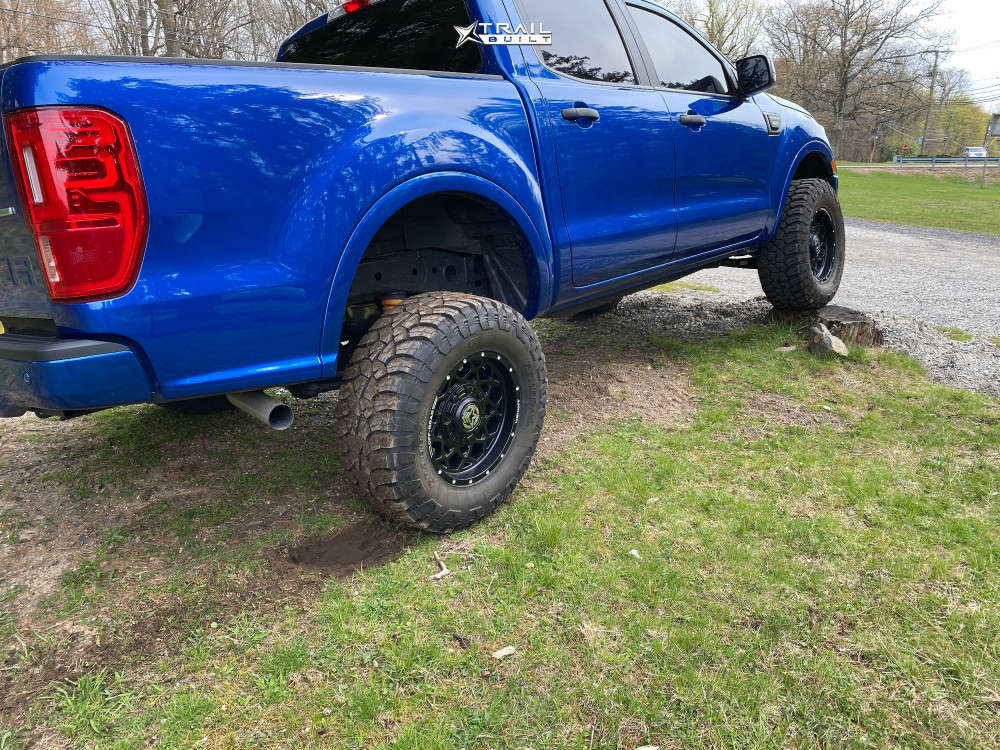 2019 Ford Ranger Wheel Offset Aggressive > 1" Outside Fender Suspension ...