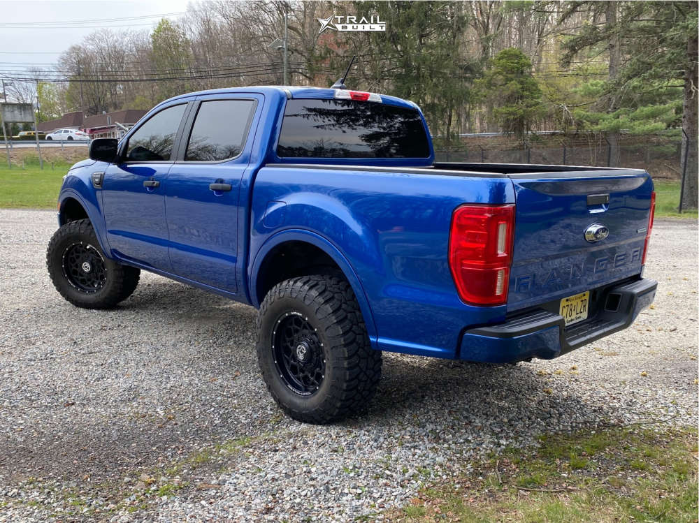 2019 Ford Ranger Wheel Offset Aggressive > 1" Outside Fender Suspension ...
