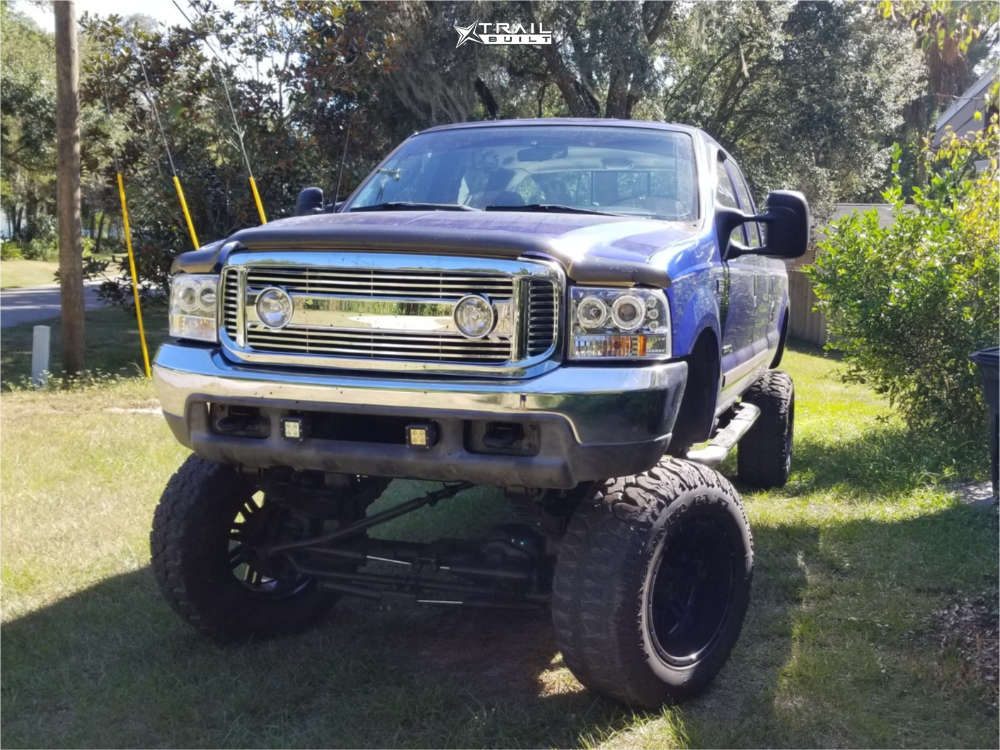 2003 Ford F-350 Super Duty Wheel Offset Super Aggressive 3"-5" Lifted ...