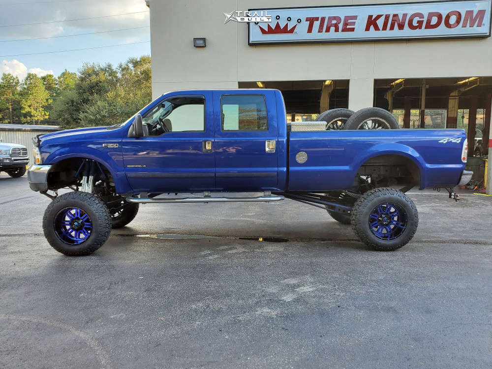 2003 Ford F-350 Super Duty Wheel Offset Super Aggressive 3"-5" Lifted ...