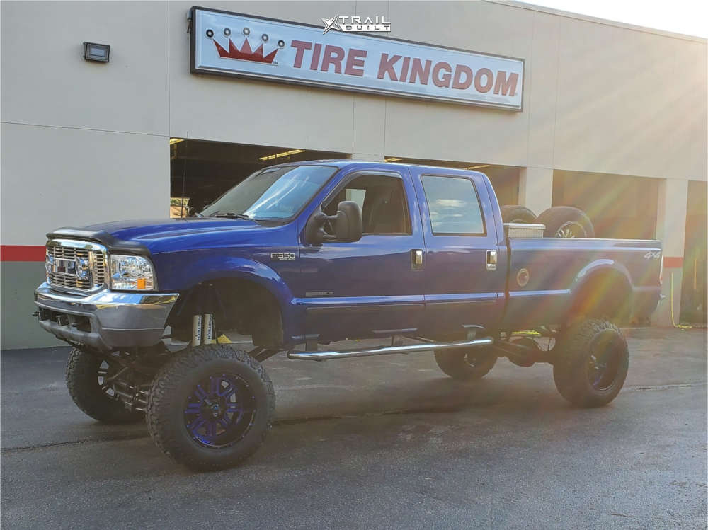 2003 Ford F-350 Super Duty Wheel Offset Super Aggressive 3"-5" Lifted ...