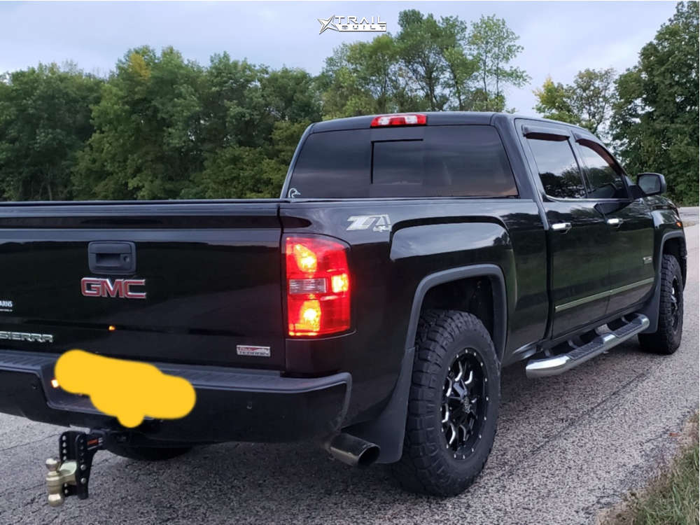 2014 GMC Sierra 1500 Wheel Offset Slightly Aggressive Leveling Kit ...