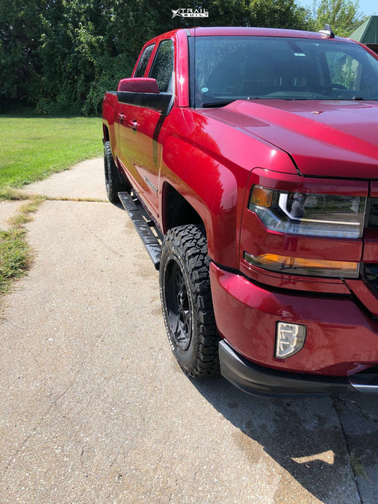 2018 Chevrolet Silverado 1500 Wheel Offset Aggressive > 1" Outside ...