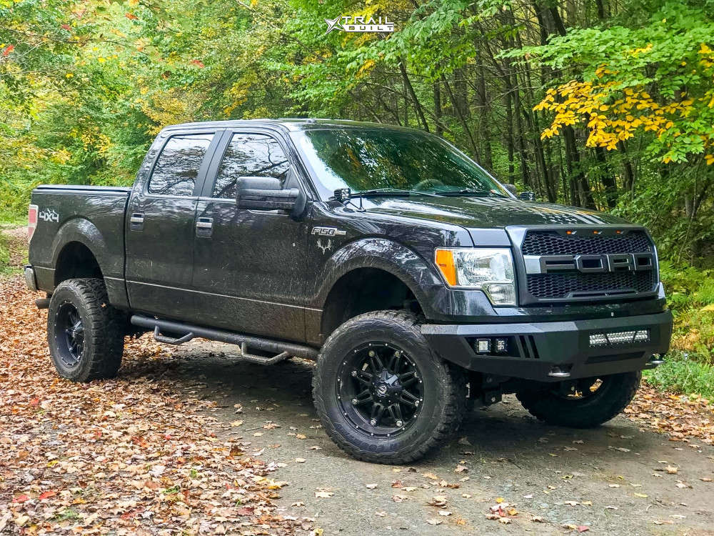 2013 Ford F-150 Wheel Offset Super Aggressive 3"-5" Suspension Lift 6 ...