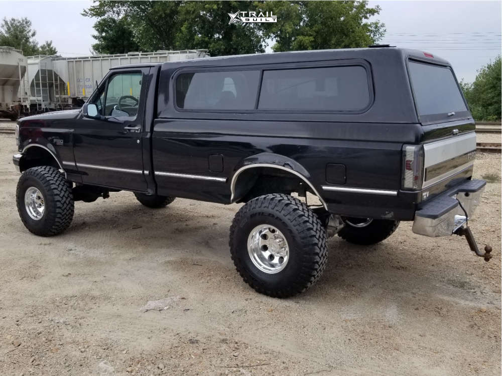 1995 Ford F-150 Wheel Offset Aggressive > 1" Outside Fender Suspension ...