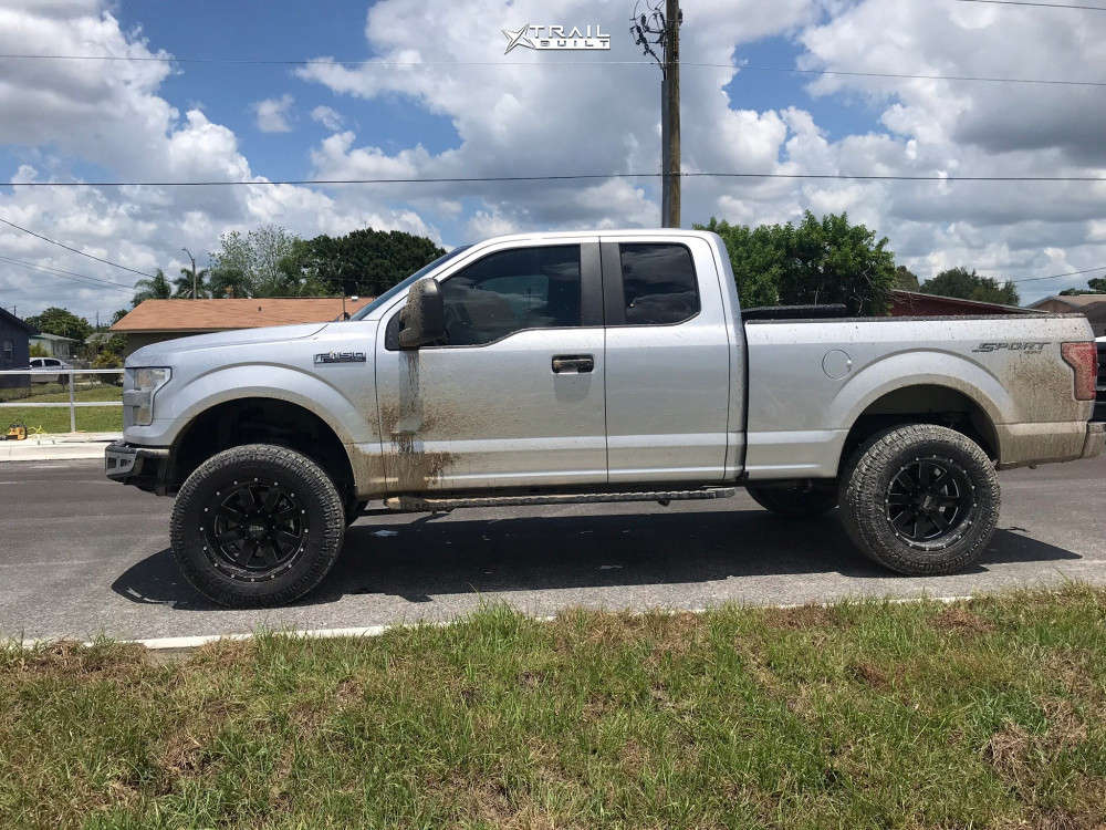 2017 Ford F-150 Wheel Offset Aggressive > 1" Outside Fender Suspension ...