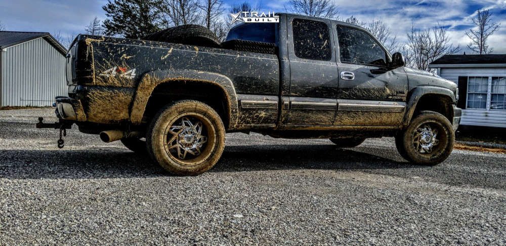 2002 Chevrolet Silverado 2500 HD Wheel Offset Aggressive > 1" Outside ...