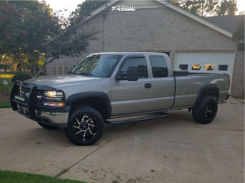 2000 Chevrolet Silverado 1500 Wheel Offset Aggressive > 1" Outside ...