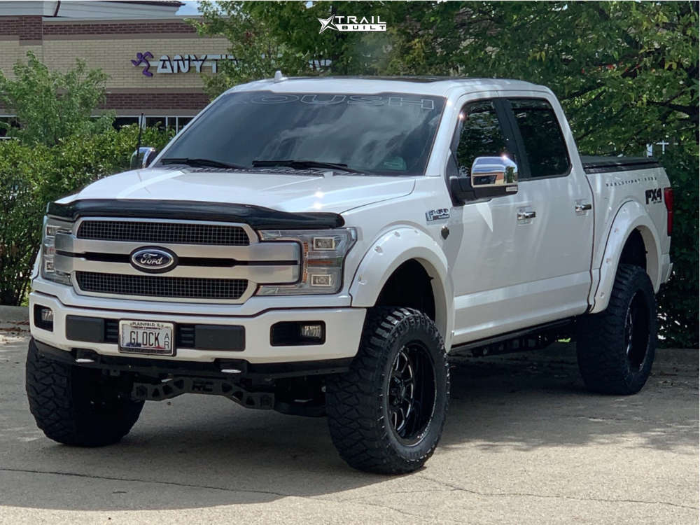 2018 Ford F-150 Wheel Offset Super Aggressive 3"-5" Suspension Lift 6 ...