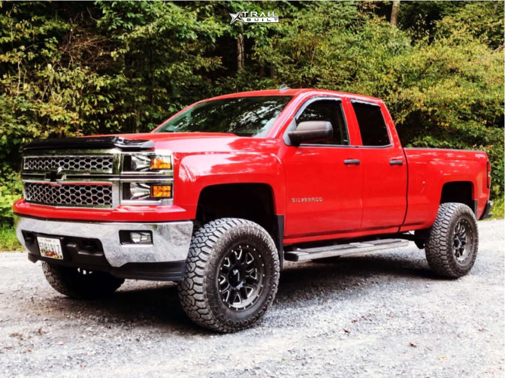 2014 Chevy Lift 2014 Chevy Silverado 2.5" Rough Country Lift, 20X9