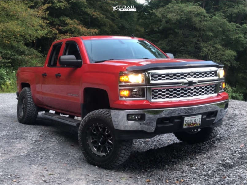 2014 Chevrolet Silverado 1500 Wheel Offset Aggressive > 1" Outside ...