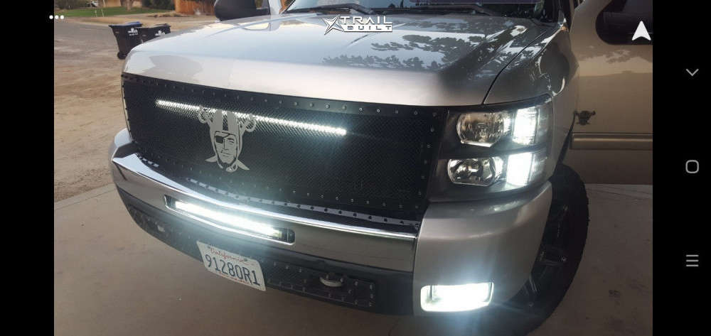 2011 Chevrolet Silverado 1500 Wheel Offset Aggressive > 1" Outside ...