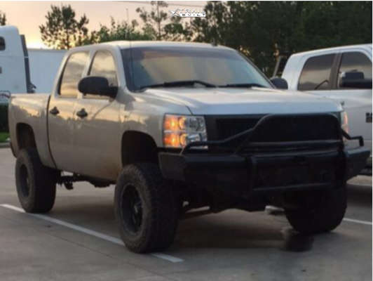2008 Chevrolet Silverado 1500 Wheel Offset Aggressive > 1" Outside ...