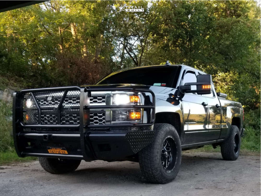 2015 Chevrolet Silverado 1500 Wheel Offset Slightly Aggressive Leveling ...