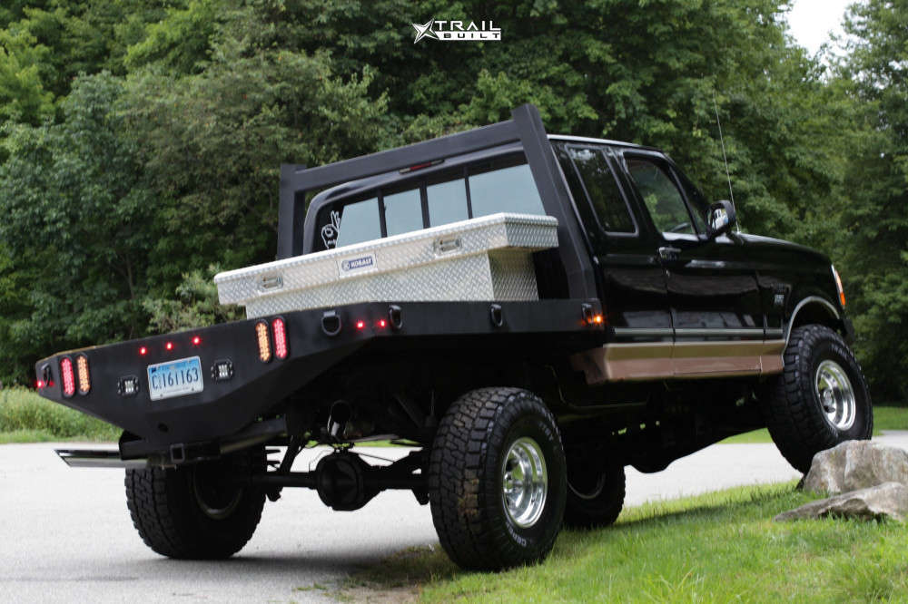 1995 Ford F-150 Wheel Offset Aggressive > 1" Outside Fender Suspension ...