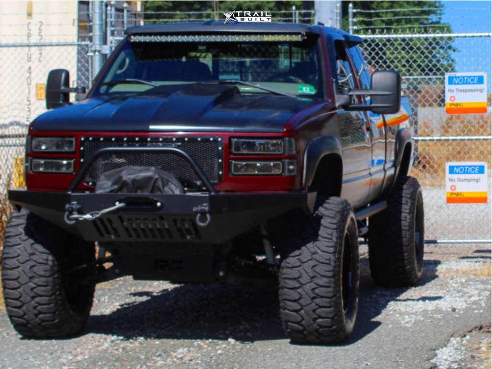 1998 GMC K1500 Wheel Offset Super Aggressive 3"-5" Suspension Lift 6 ...