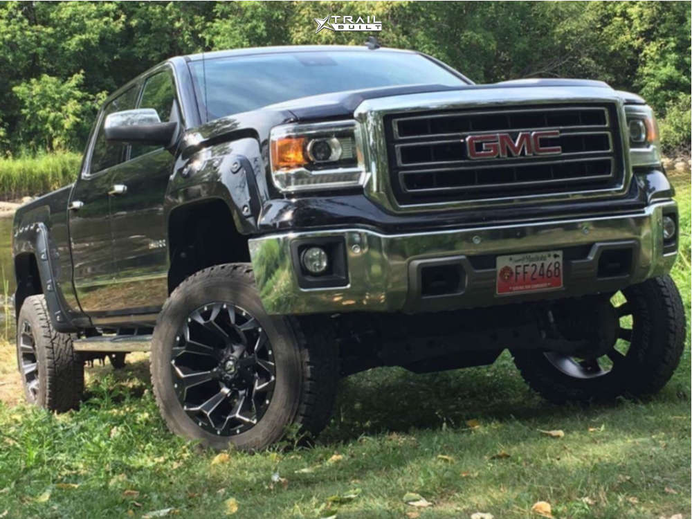 2014 GMC Sierra 1500 Wheel Offset Aggressive > 1" Outside Fender ...