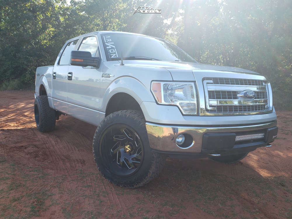 2013 Ford F-150 Wheel Offset Super Aggressive 3"-5" Leveling Kit | 796772 | TrailBuilt Off-Road