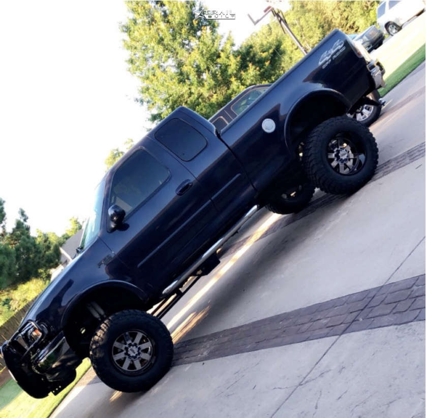 2000 Ford F-150 Wheel Offset Aggressive > 1" Outside Fender Suspension ...