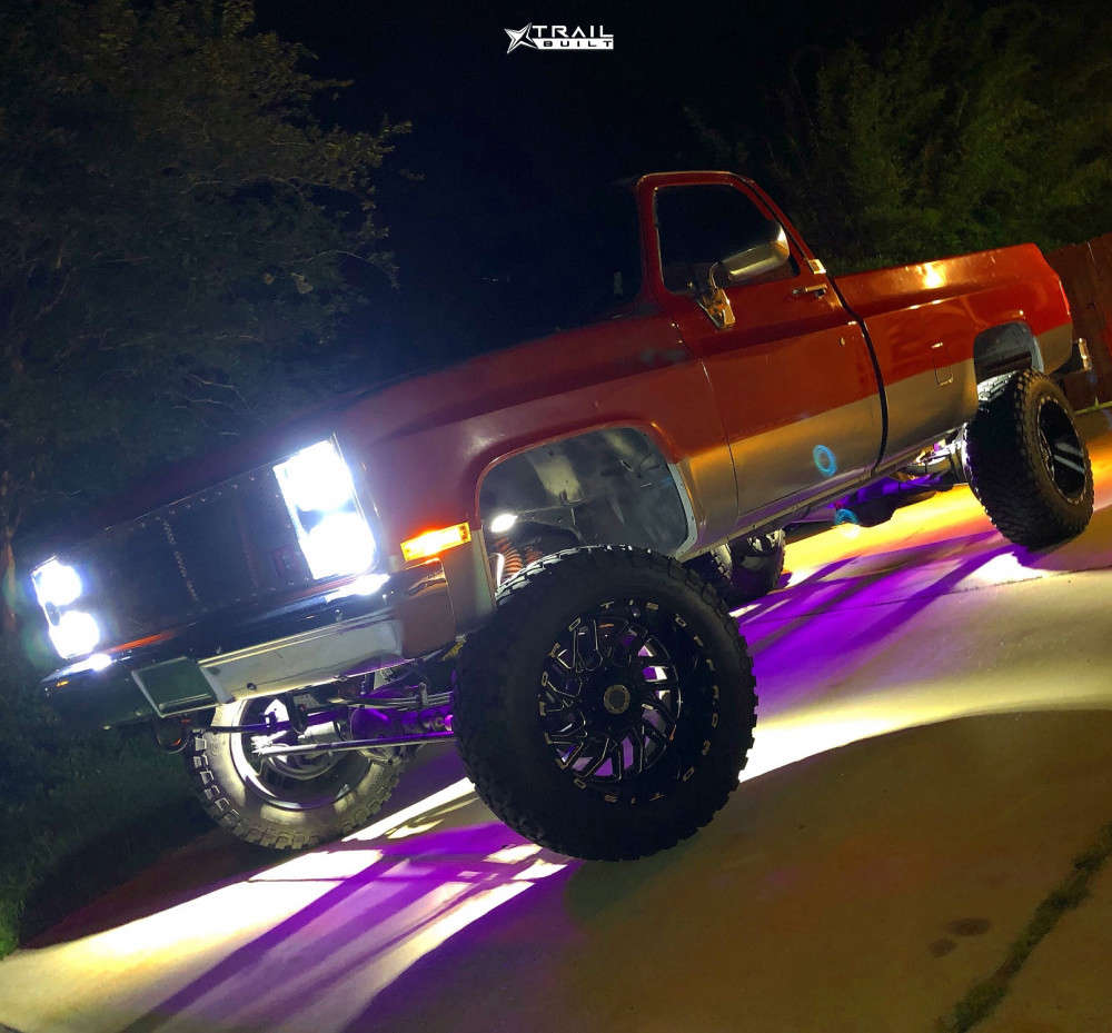 1986 GMC K2500 Wheel Offset Super Aggressive 3"-5" Suspension Lift 6 ...