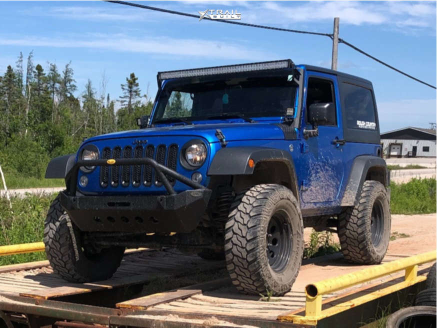 2016 Jeep Wrangler JK Wheel Offset Aggressive > 1" Outside Fender ...