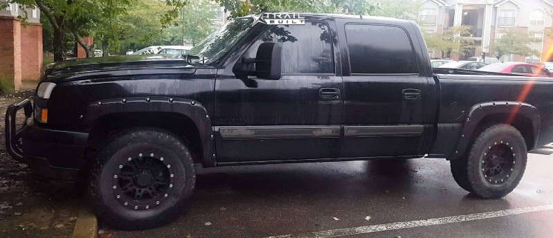 2006 Chevrolet Silverado 1500 Wheel Offset Aggressive > 1" Outside ...