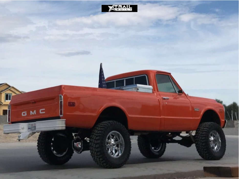 1971 GMC C15/C1500 Pickup Wheel Offset Aggressive > 1" Outside Fender ...