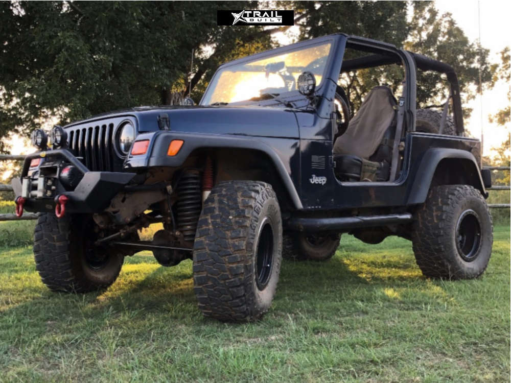 2002 Jeep TJ Wheel Offset Aggressive > 1" Outside Fender Suspension ...