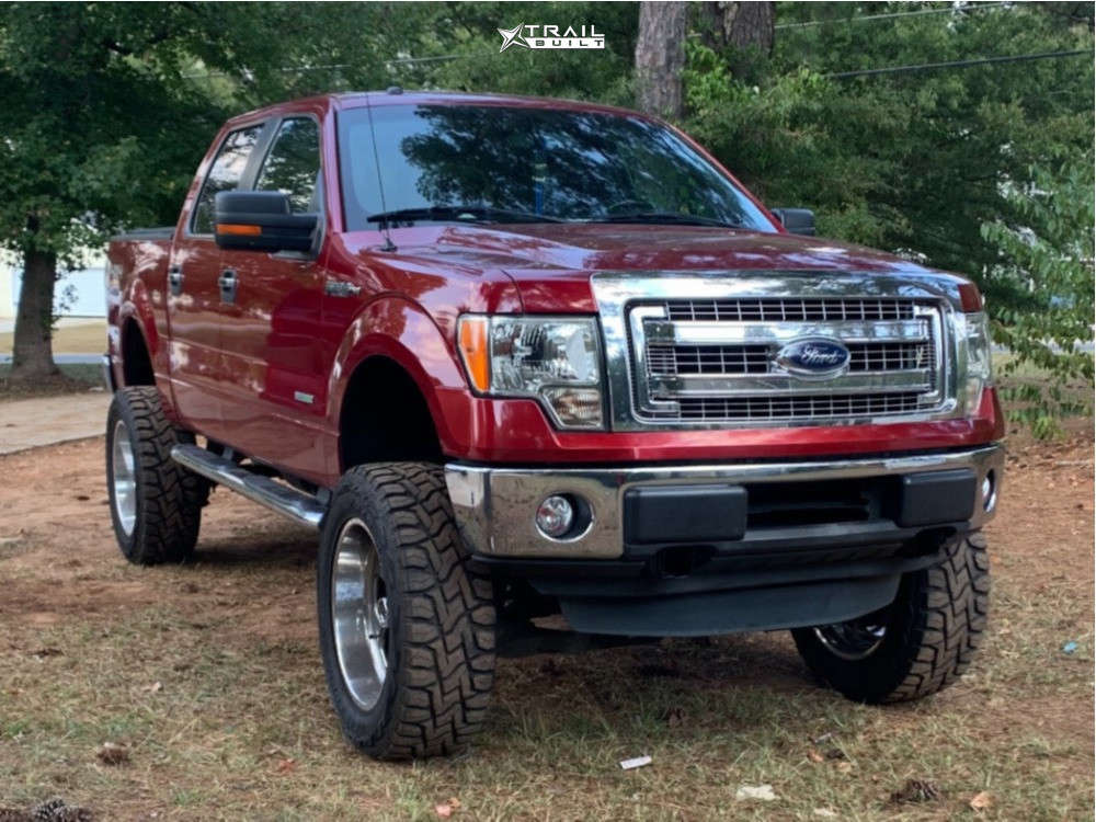 2013 Ford F-150 Wheel Offset Aggressive > 1" Outside Fender Suspension ...