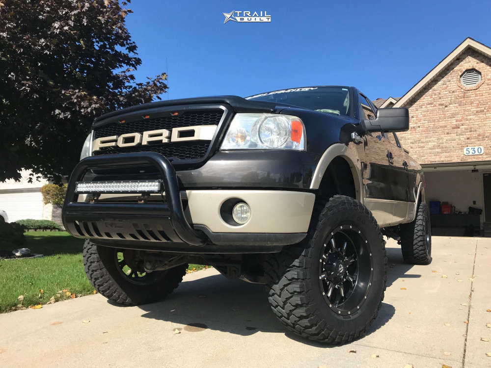 2007 Ford F-150 Wheel Offset Aggressive > 1" Outside Fender Suspension ...