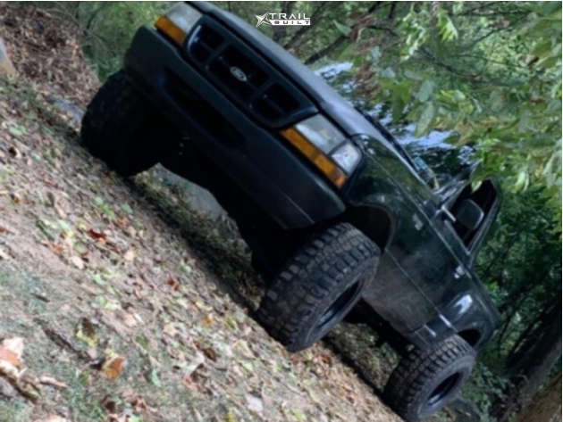 1999 Ford Ranger Wheel Offset Hella Stance >5" Leveling Kit | 812331 ...