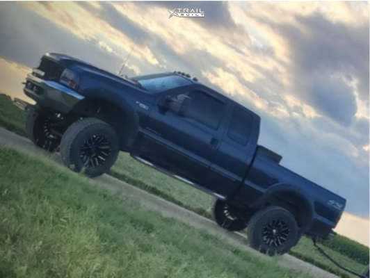 2001 Ford F-250 Super Duty Wheel Offset Slightly Aggressive Suspension ...