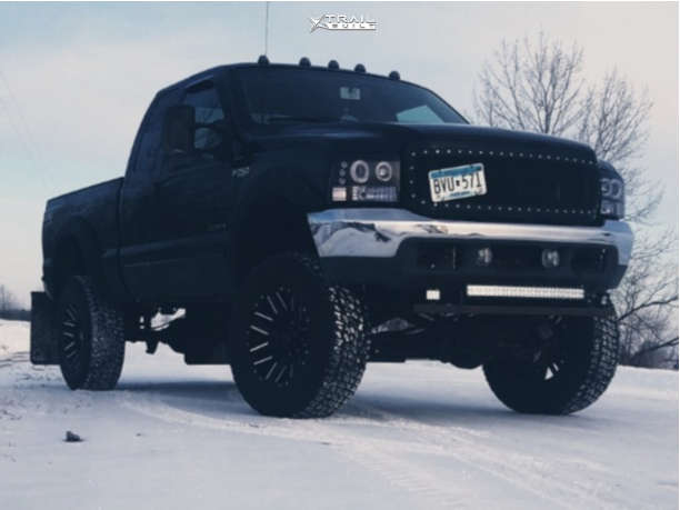 2001 Ford F-250 Super Duty Wheel Offset Slightly Aggressive Suspension ...