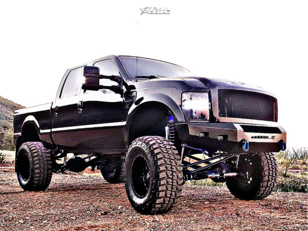 2008 Ford F-250 Super Duty Wheel Offset Hella Stance >5" Suspension ...
