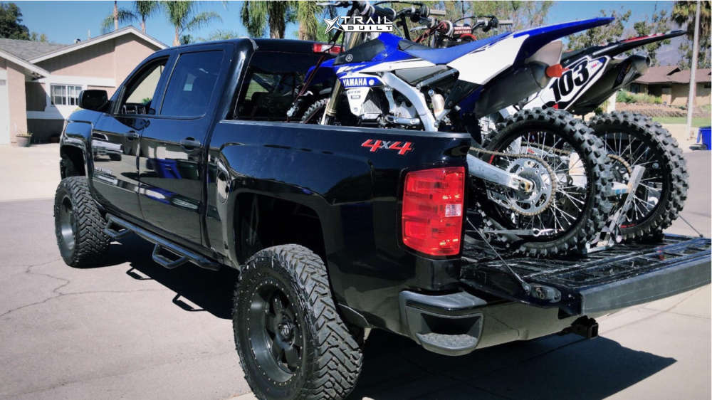 2018 Chevrolet Silverado 1500 Wheel Offset Aggressive > 1" Outside ...