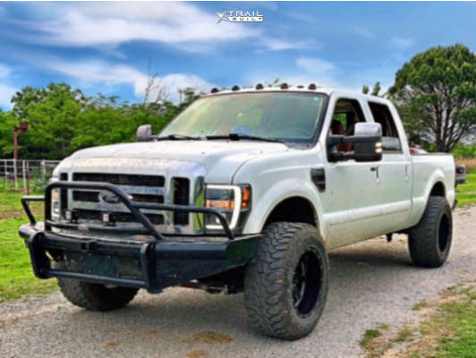 2009 Ford F-250 Super Duty Wheel Offset Super Aggressive 3"-5" Leveling ...