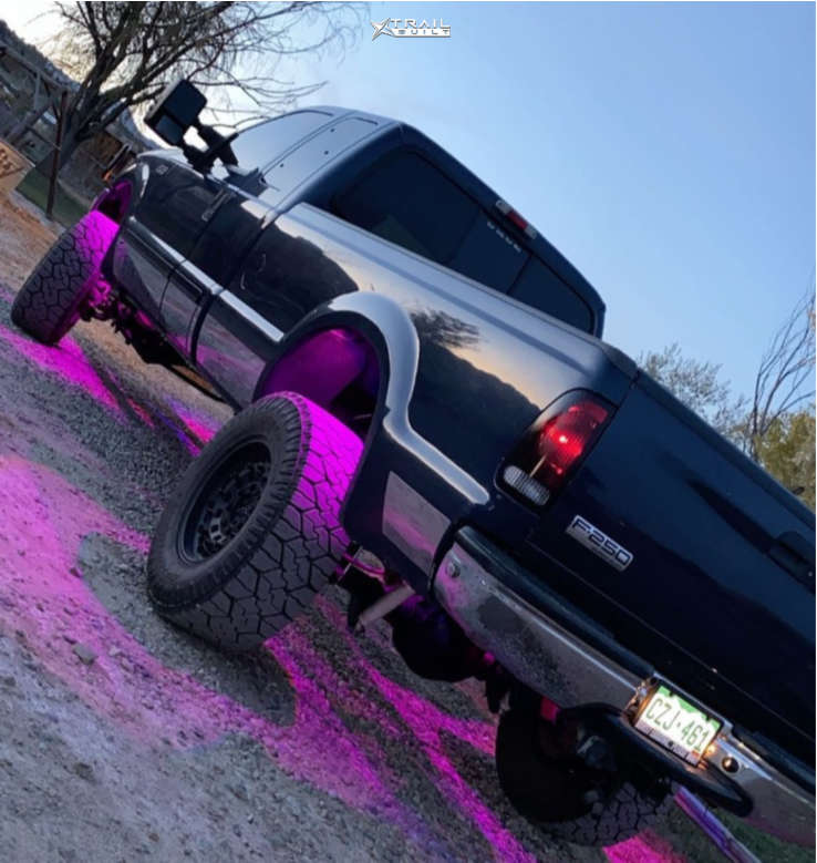 2002 Ford F-250 Super Duty Wheel Offset Aggressive > 1" Outside Fender ...